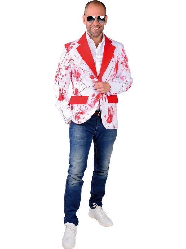 Bloederige colbert mannen | Carnavalskleding.nl