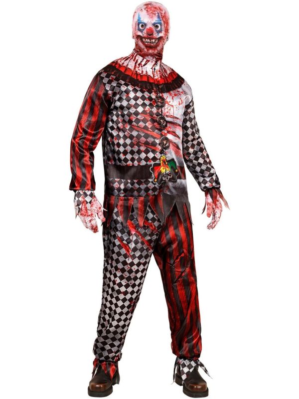 Killer Clown Halloween Kostuum Jongens