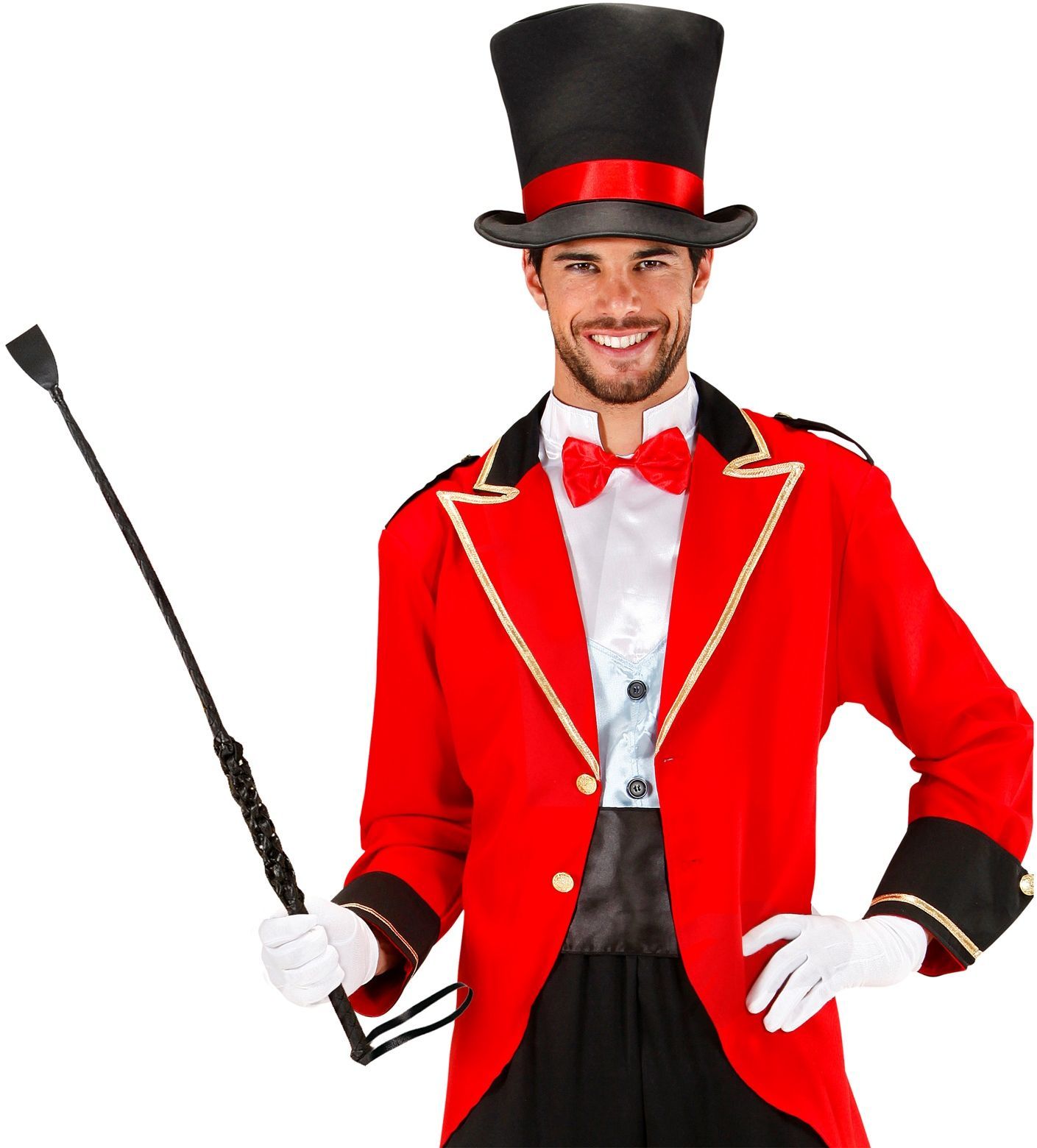 Zwarte paarden zweep | Carnavalskleding.nl