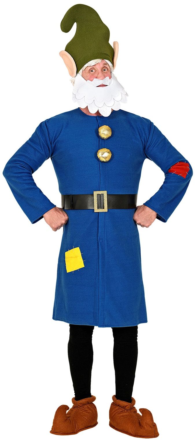 Blauwe dwerg zeven dwergen kostuum