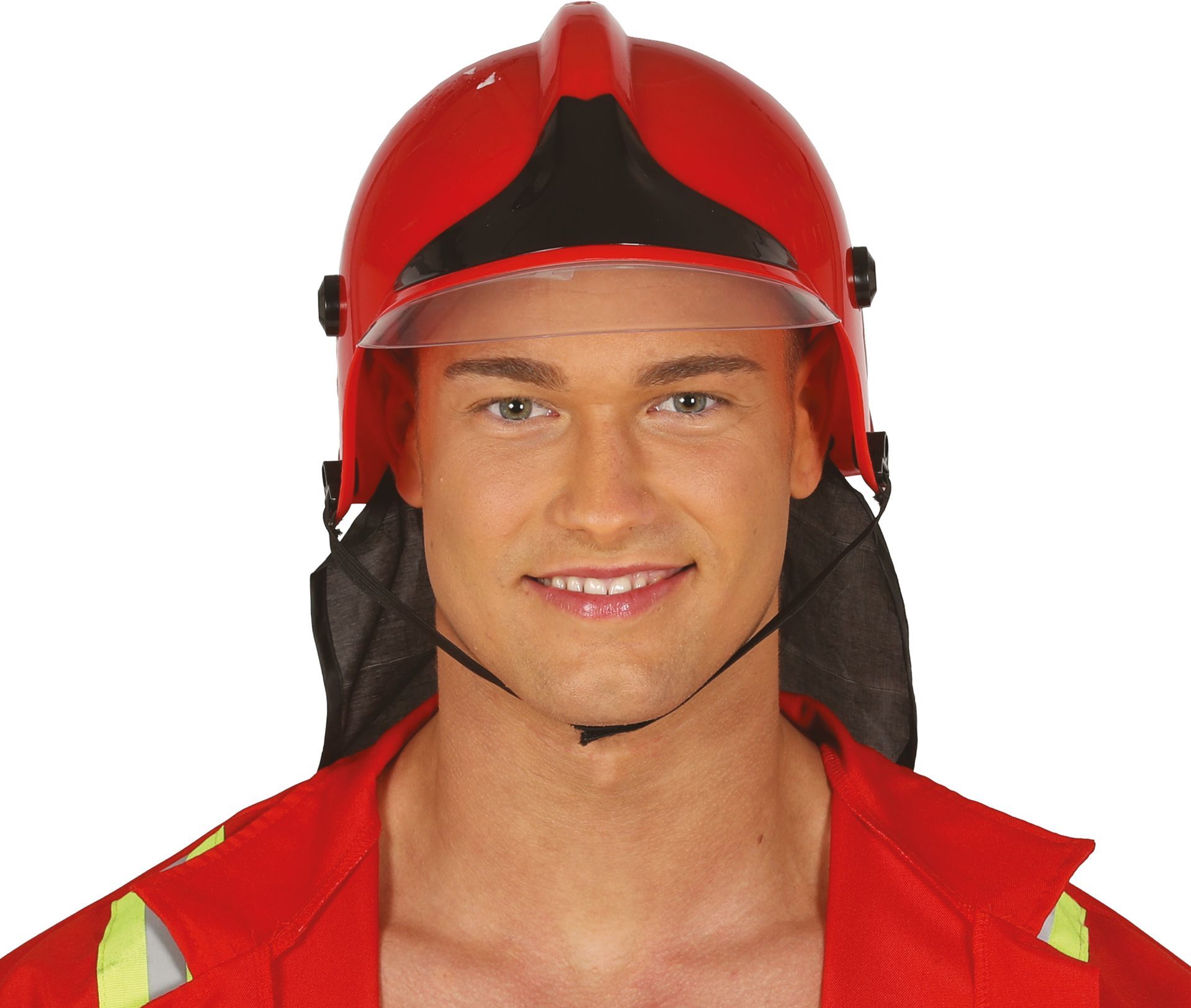 Brandweer helm rood | Carnavalskleding.nl