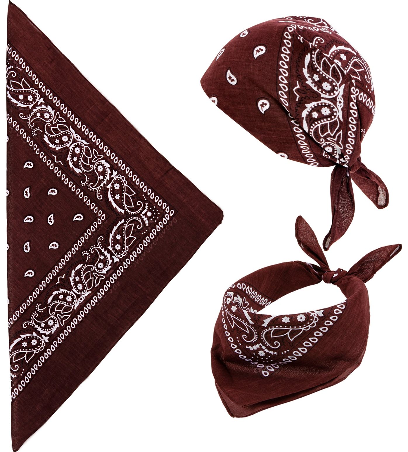 Bruine Biker Bandana