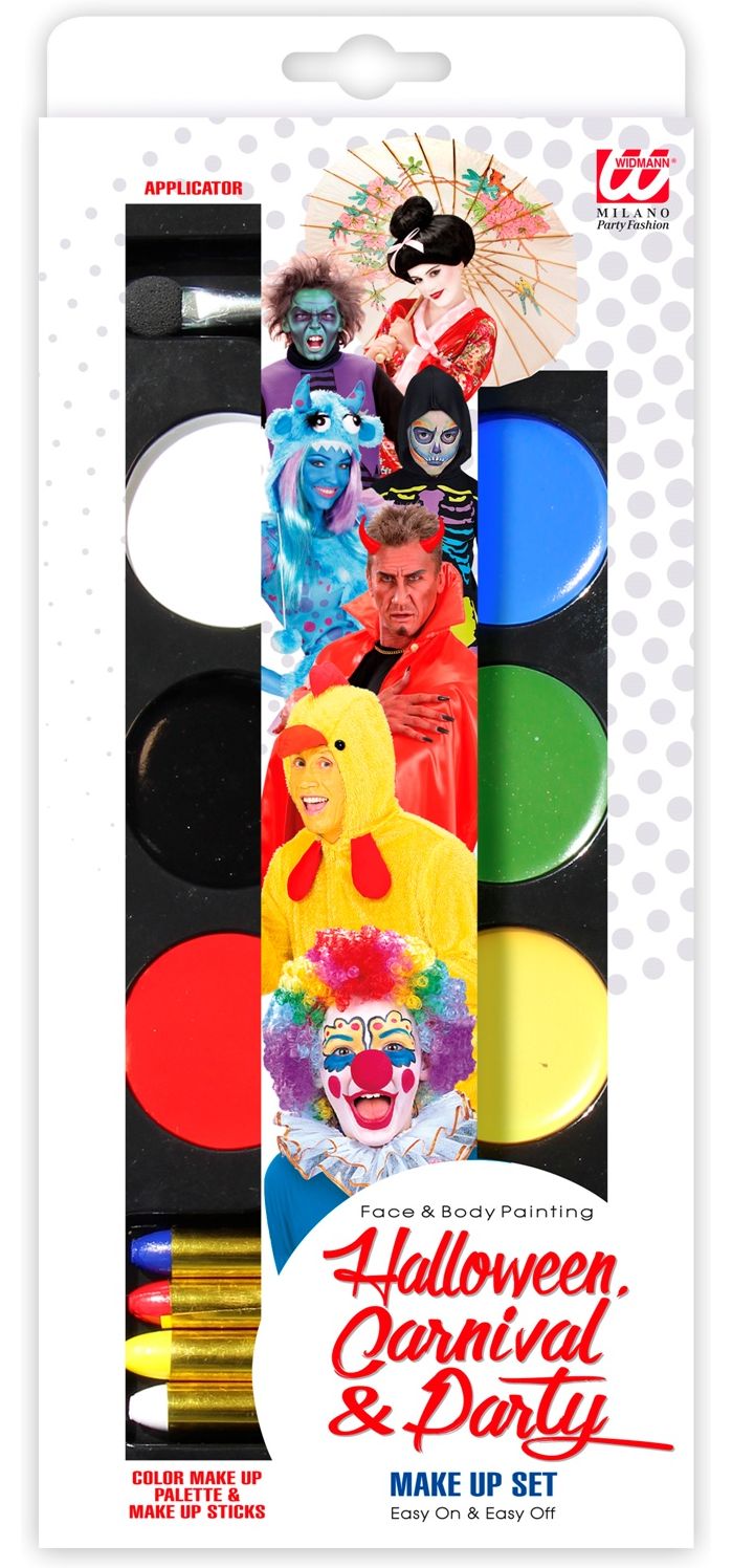 Carnaval party schmink setje compleet