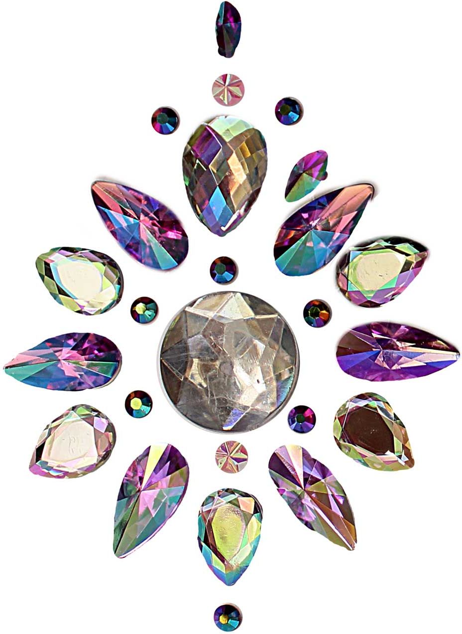 Cressida tepel jewel stickers | Carnavalskleding.nl