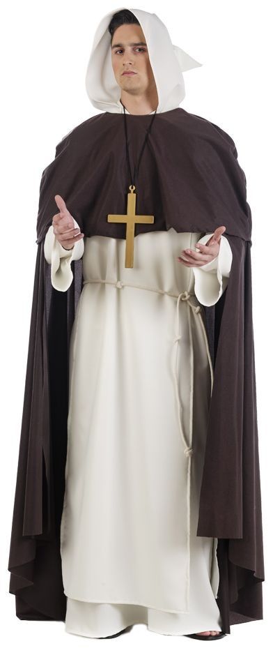 Dominicaanse monnik | Carnavalskleding.nl