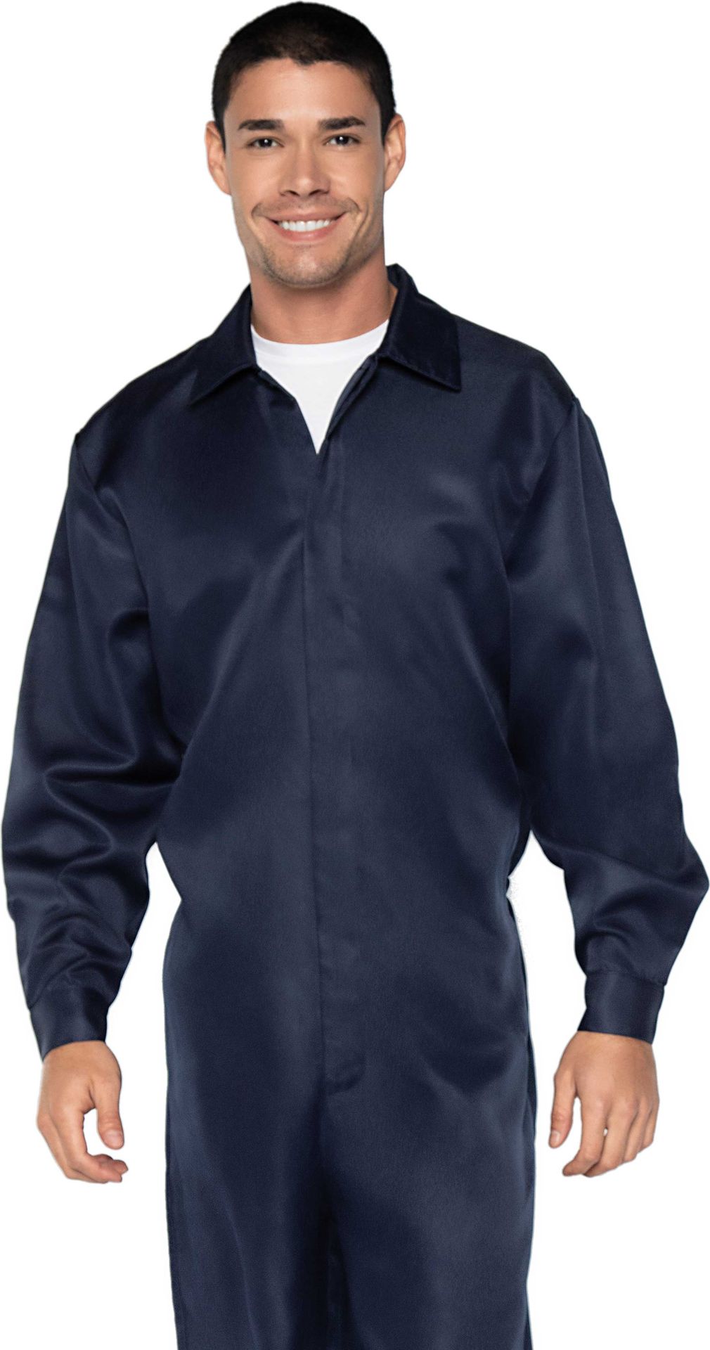 Donkerblauwe basic overall heren