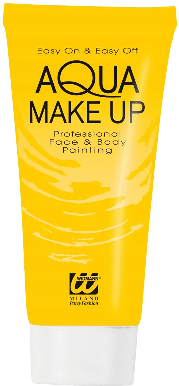 Gele make-up tube waterbasis | Carnavalskleding.nl