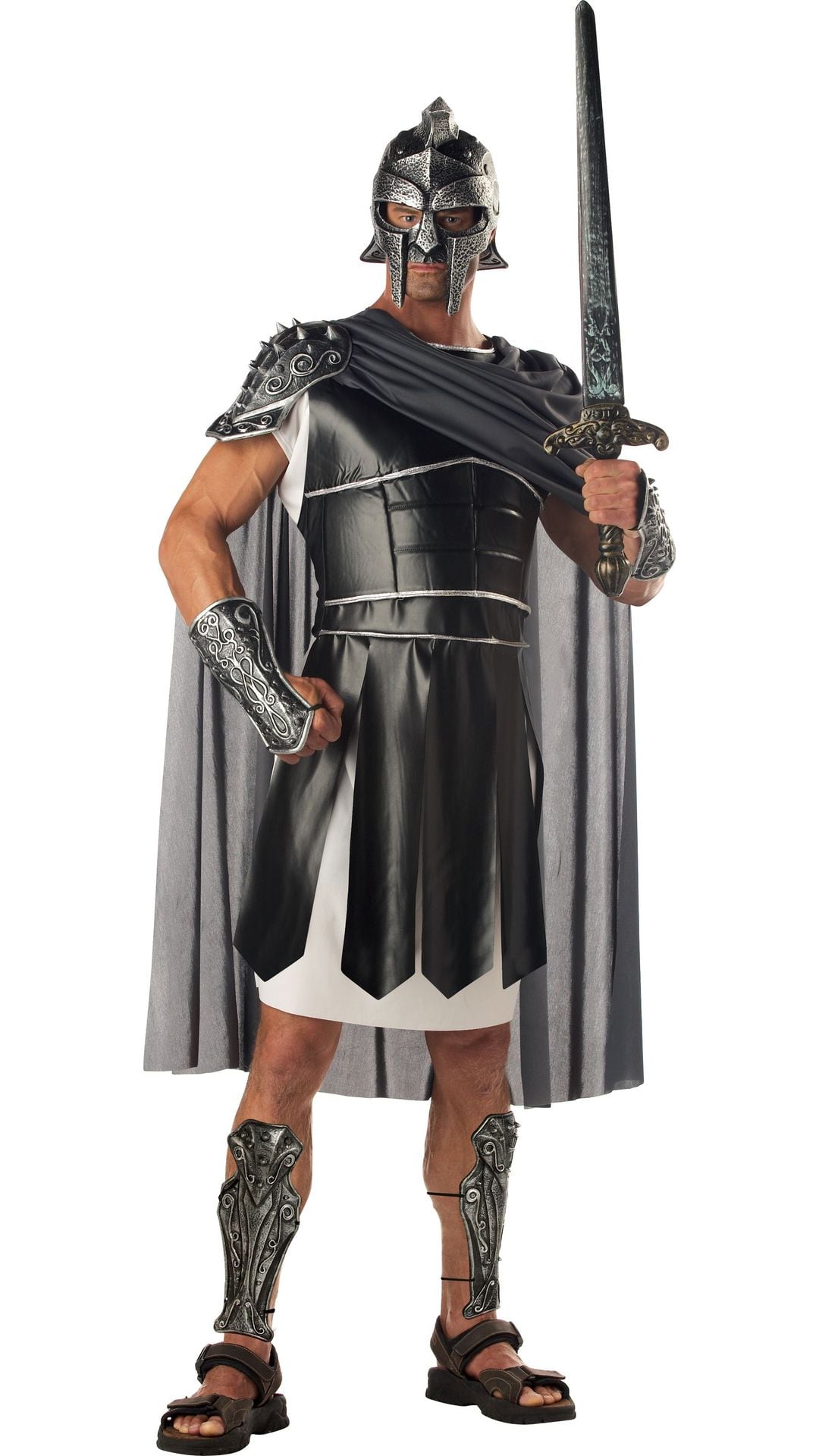 Gladiator outfit zwart | Carnavalskleding.nl