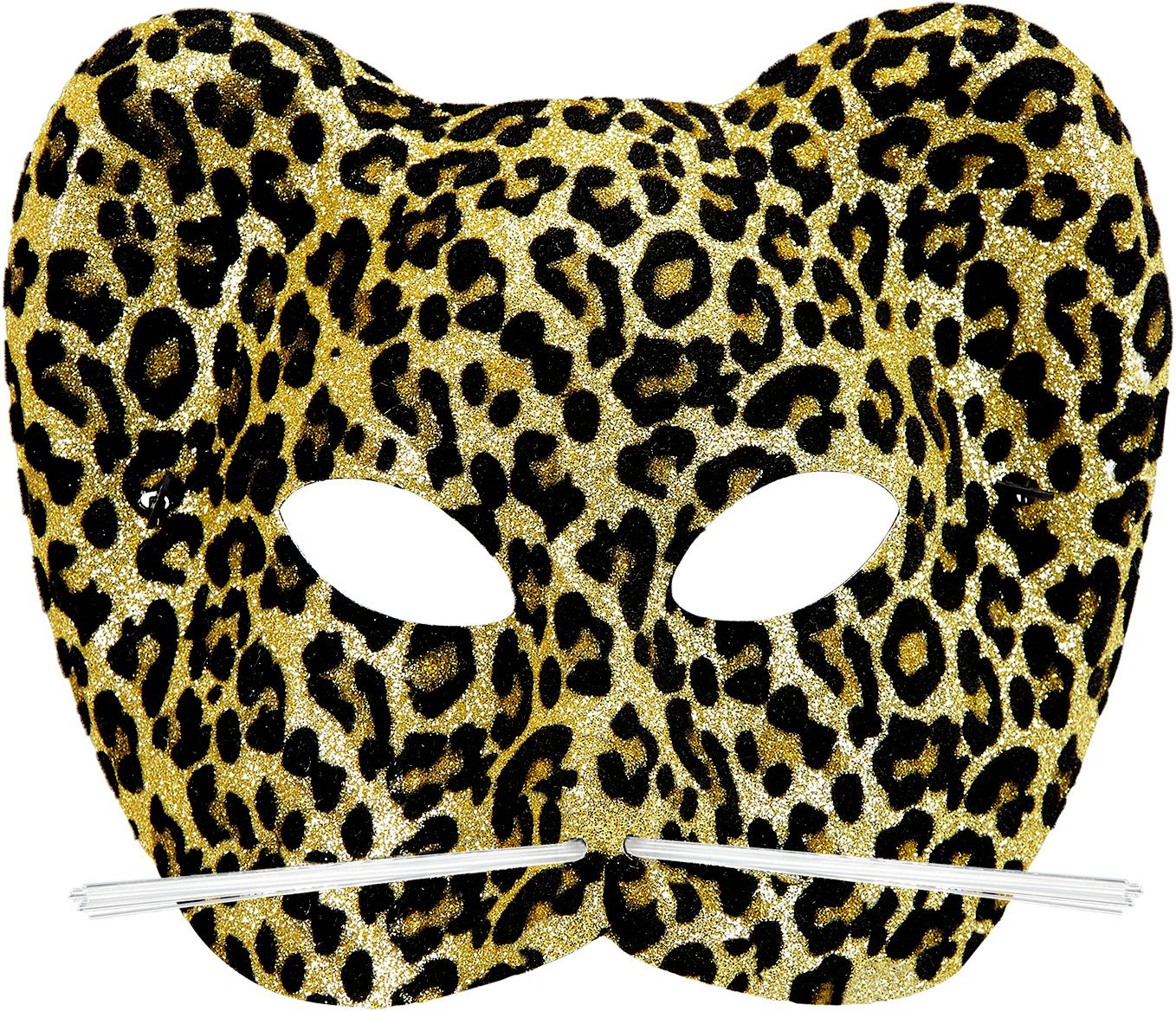 Glitter luipaard oogmasker | Carnavalskleding.nl
