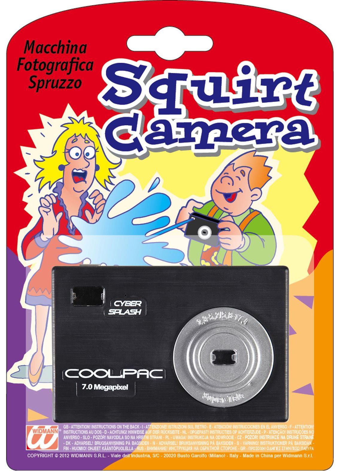 Grappige Waterspuitende Camera