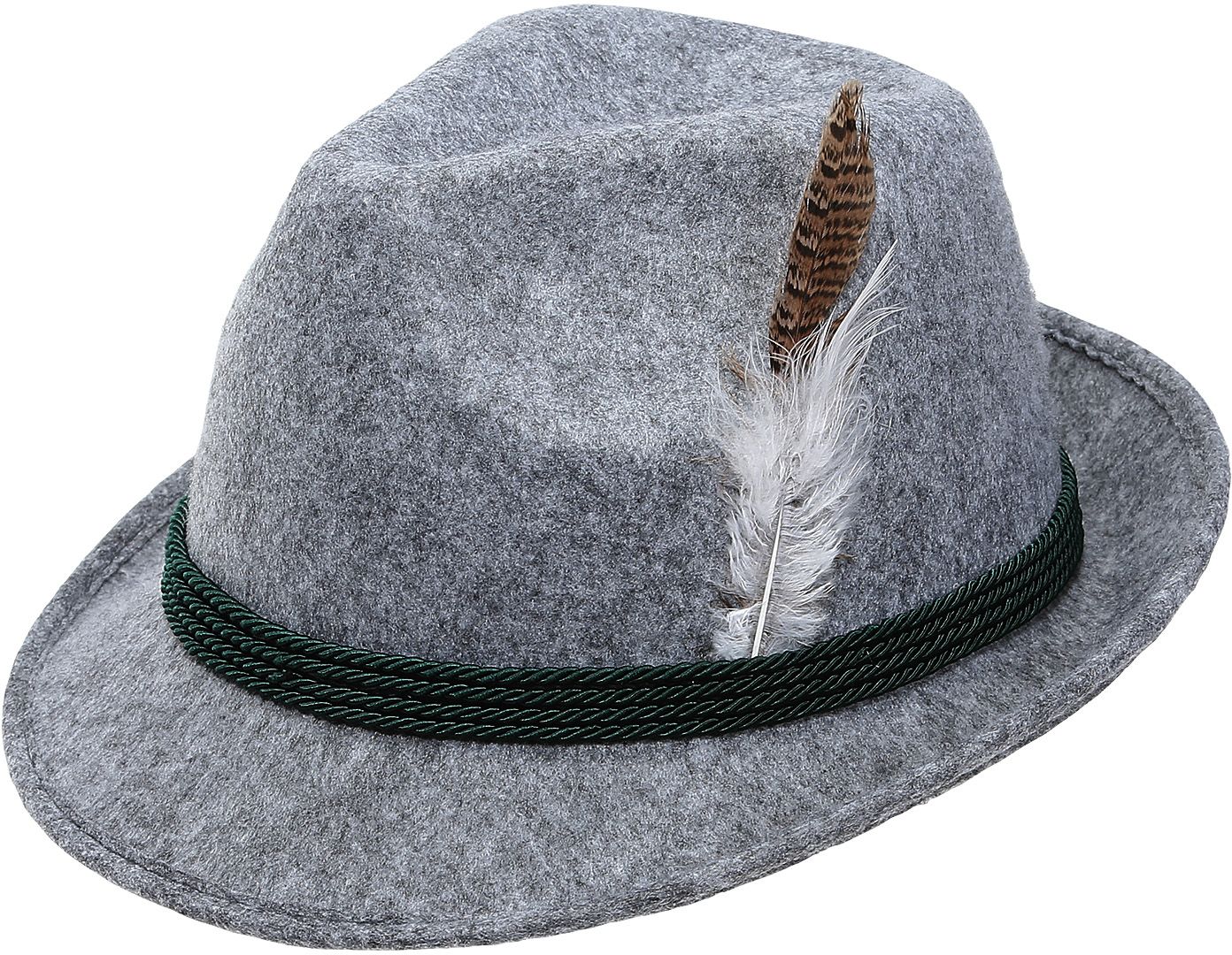 Grijze tiroler hoed mannen | Carnavalskleding.nl