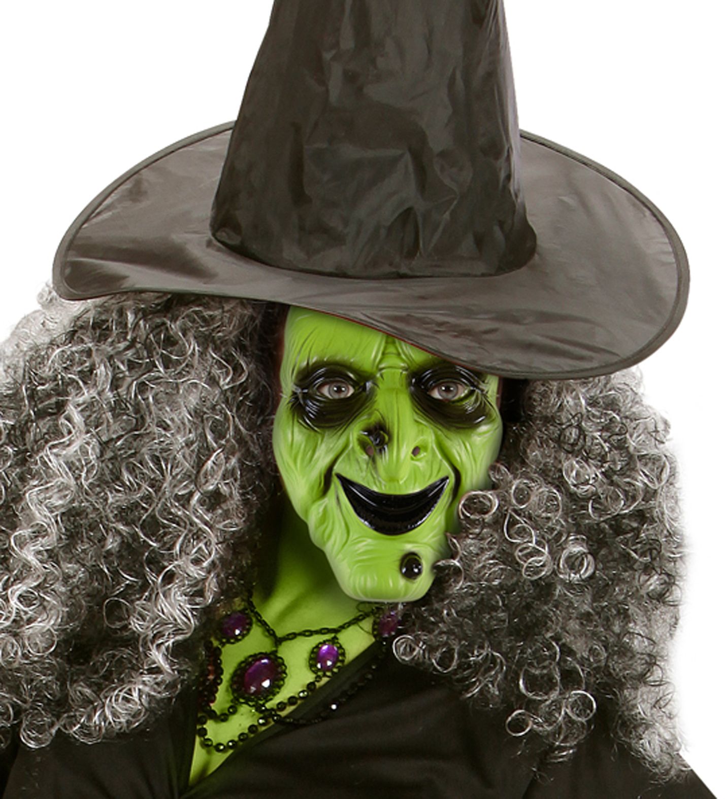 Heks masker pvc | Carnavalskleding.nl