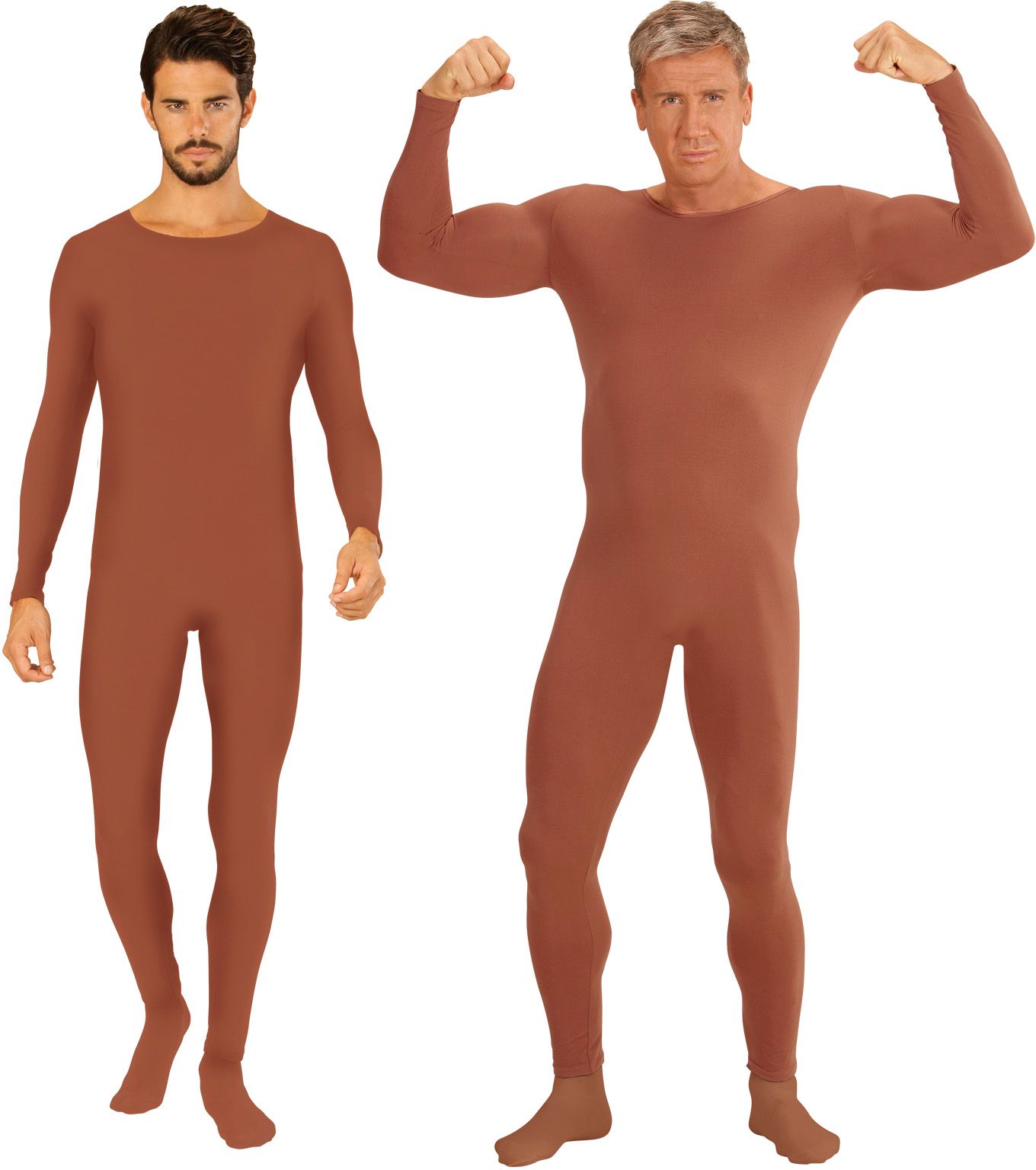 Huidskleur bodysuit heren | Carnavalskleding.nl