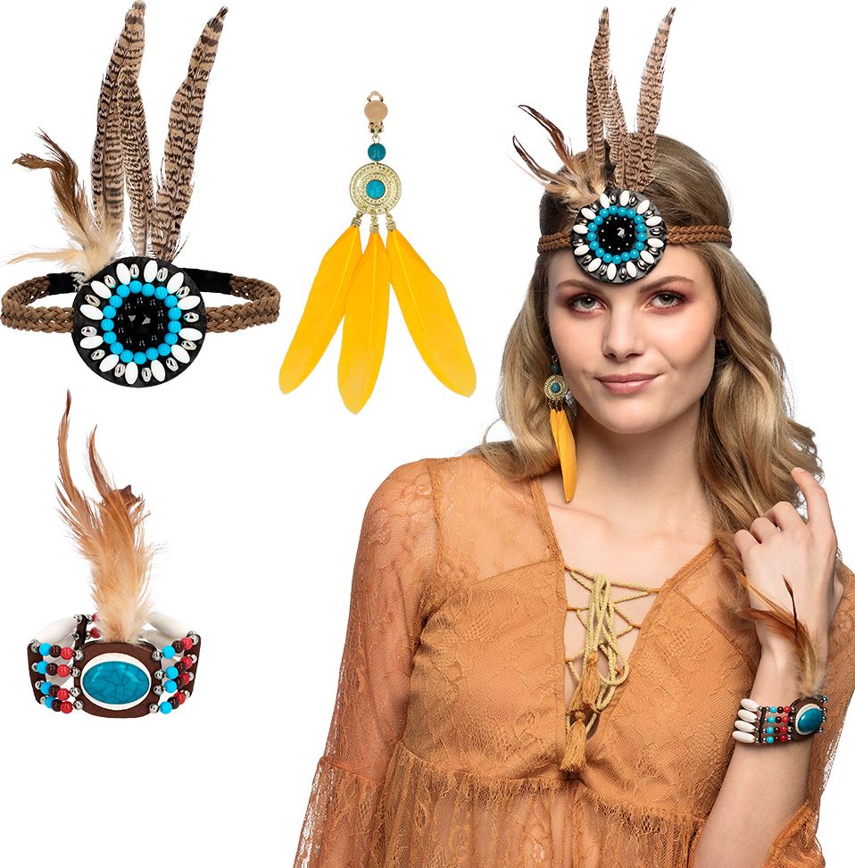 Indianen Accessoires Setje