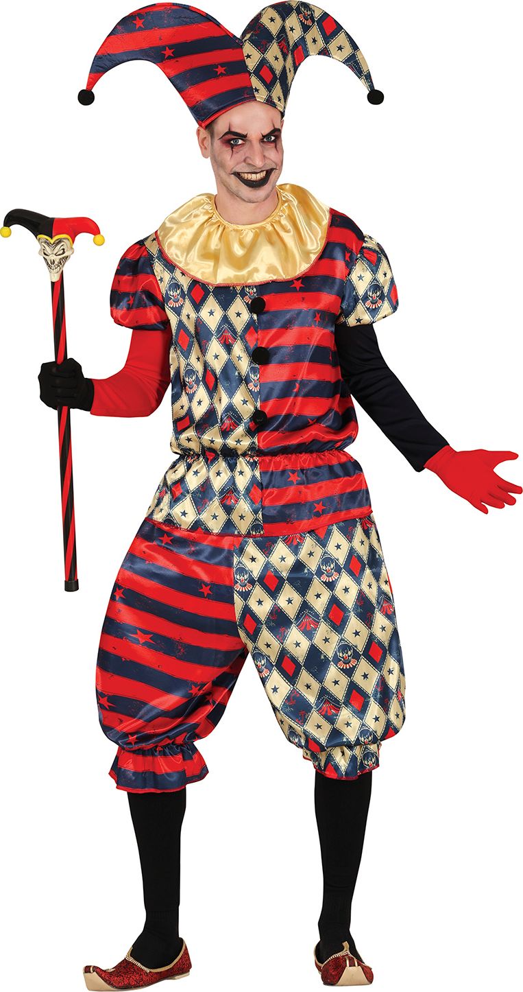 Joker Harlekijn kostuum man