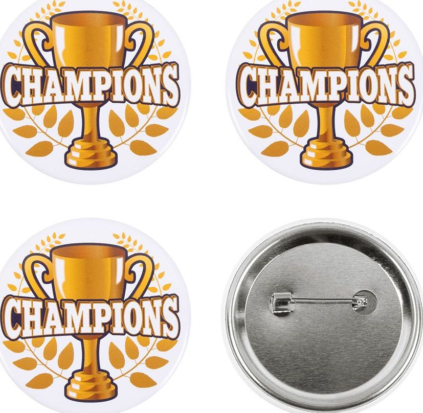 Kampioen Button set Champions