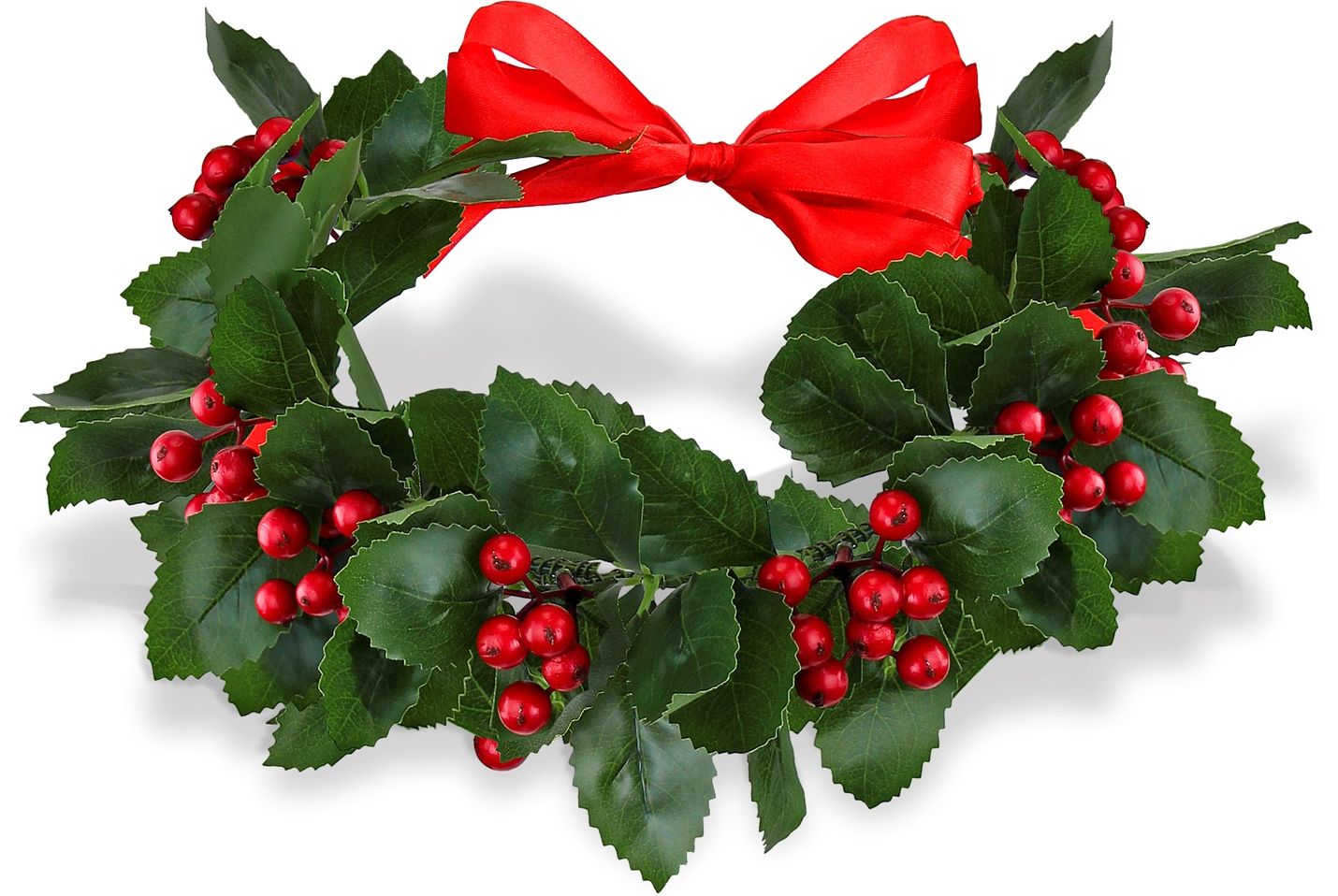 Kerstmis Lauwerkrans met Rode Strik