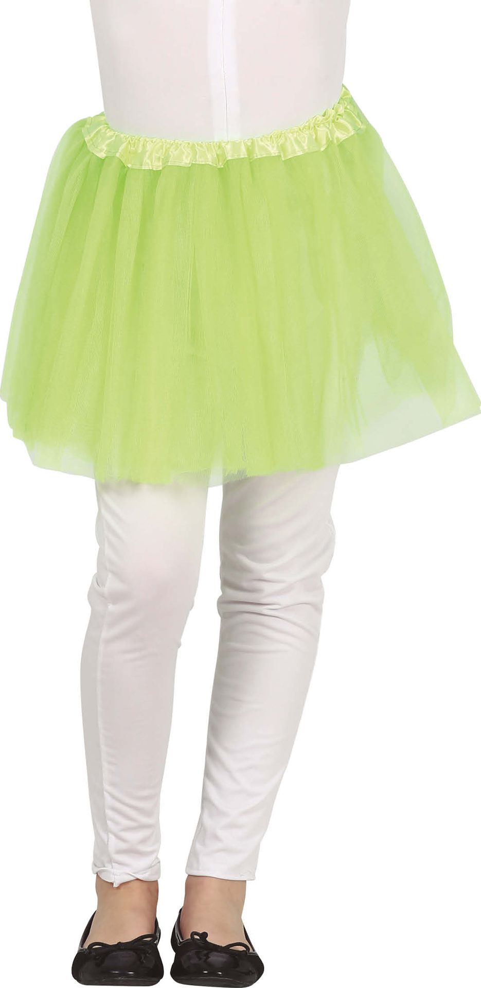 Lichtgroene basic tutu rokje kind | Carnavalskleding.nl