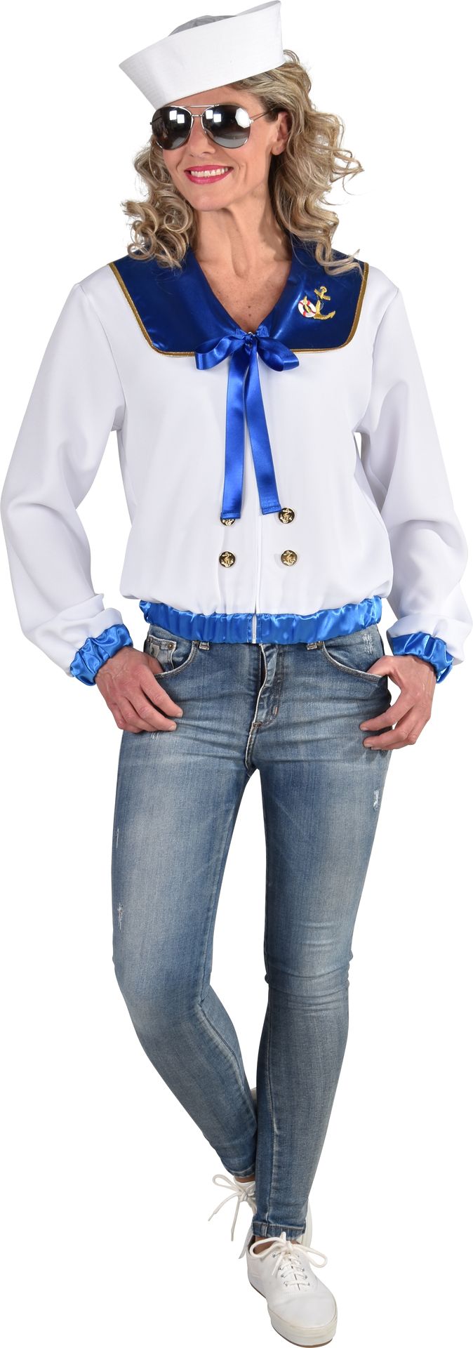 Matroos jasje met strik | Carnavalskleding.nl