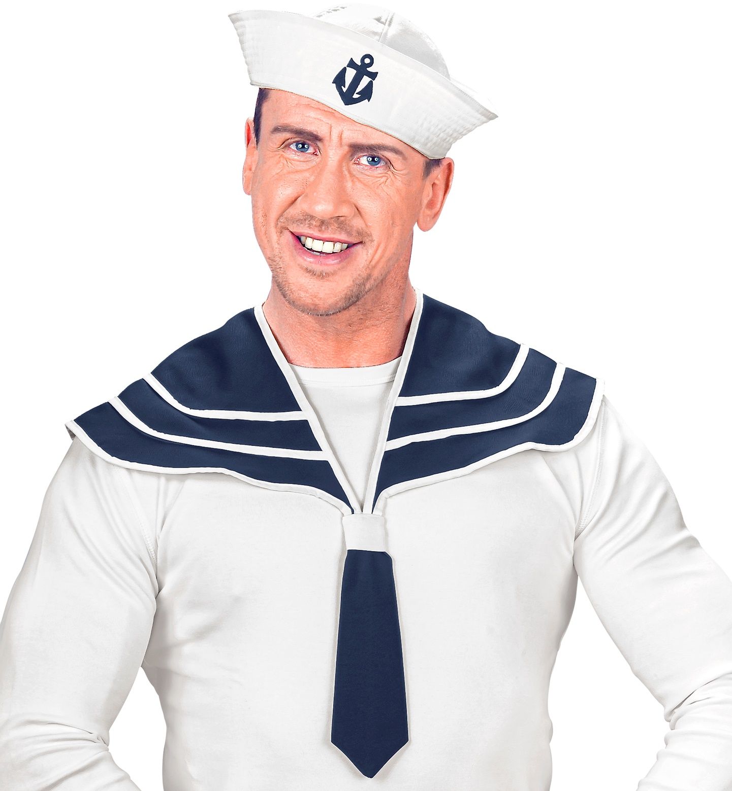 Matrozen hoedje en kraag | Carnavalskleding.nl