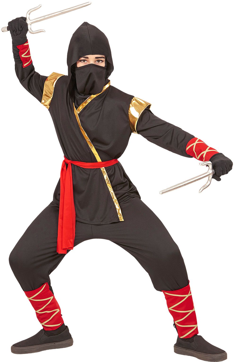 Ninja outfit kinderen | Carnavalskleding.nl