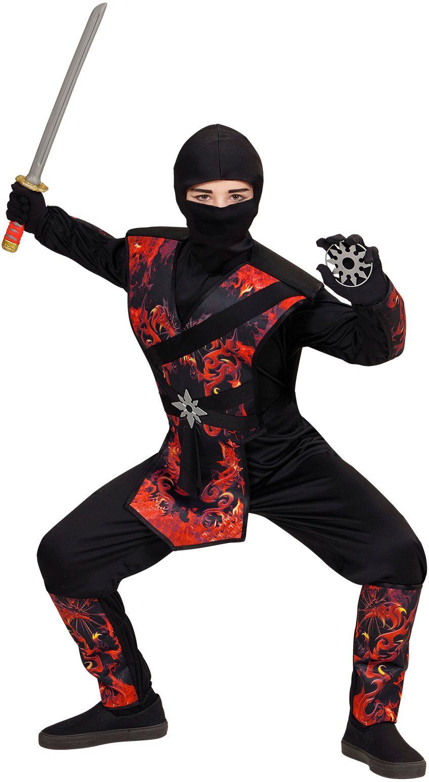 Ninja pak kind | Carnavalskleding.nl