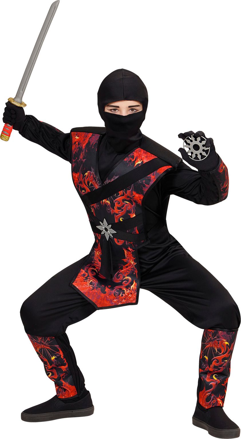 Ninja pak kind | Carnavalskleding.nl