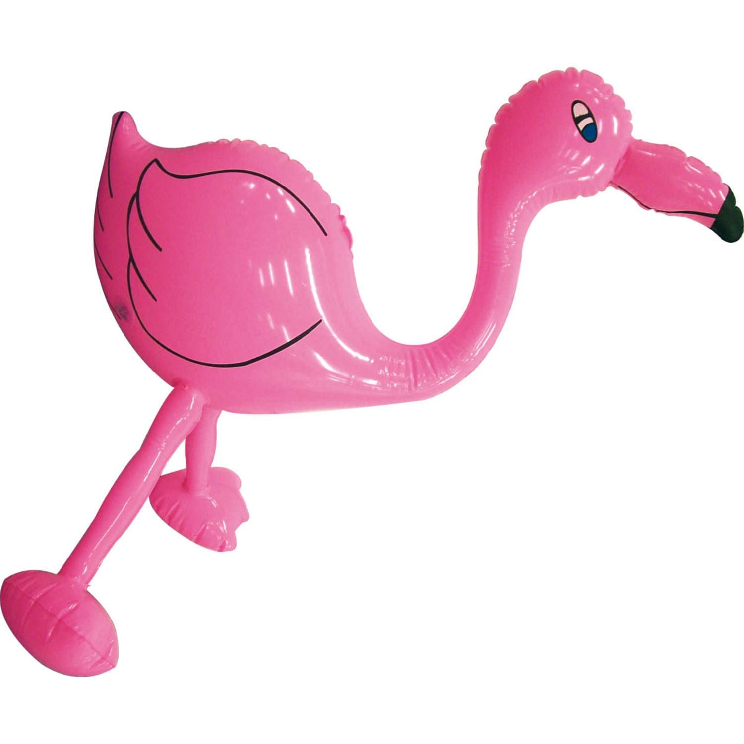 Opblaasbare flamingo 60cm
