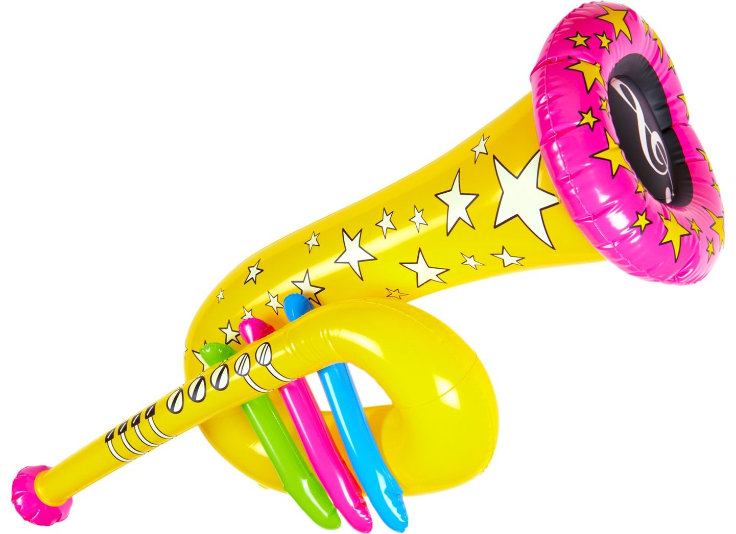 Opblaasbare Gele Tuba Blaasinstrument