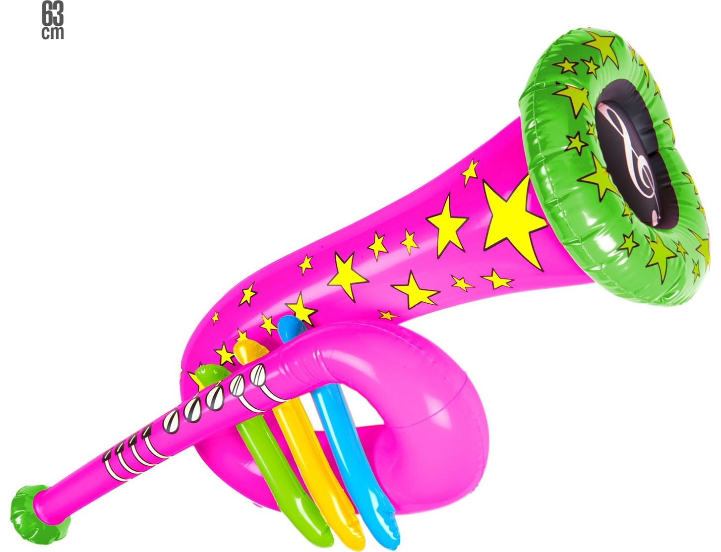 Opblaasbare Roze Tuba Blaasinstrument