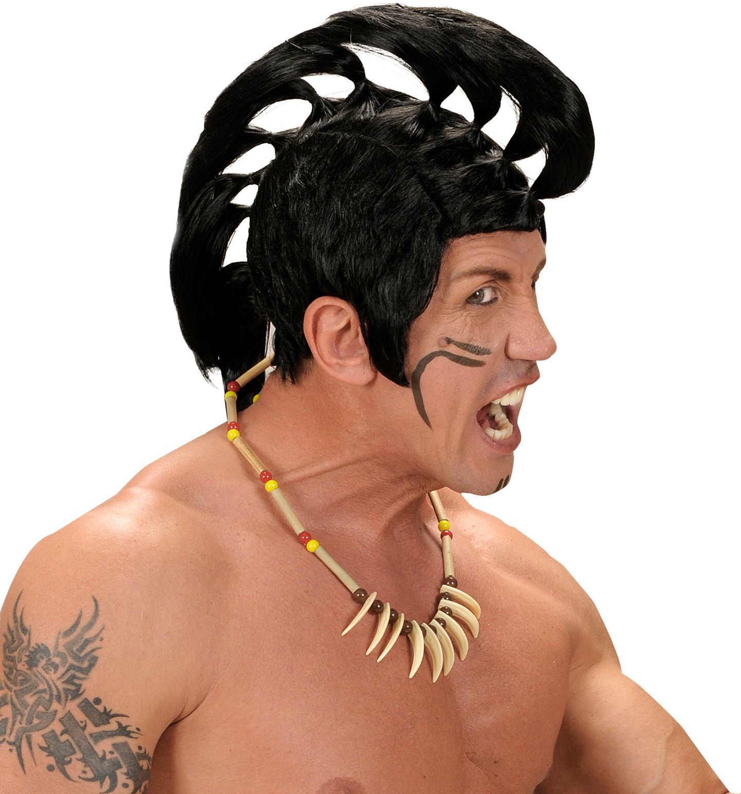Punk hanenkam pruik | Carnavalskleding.nl
