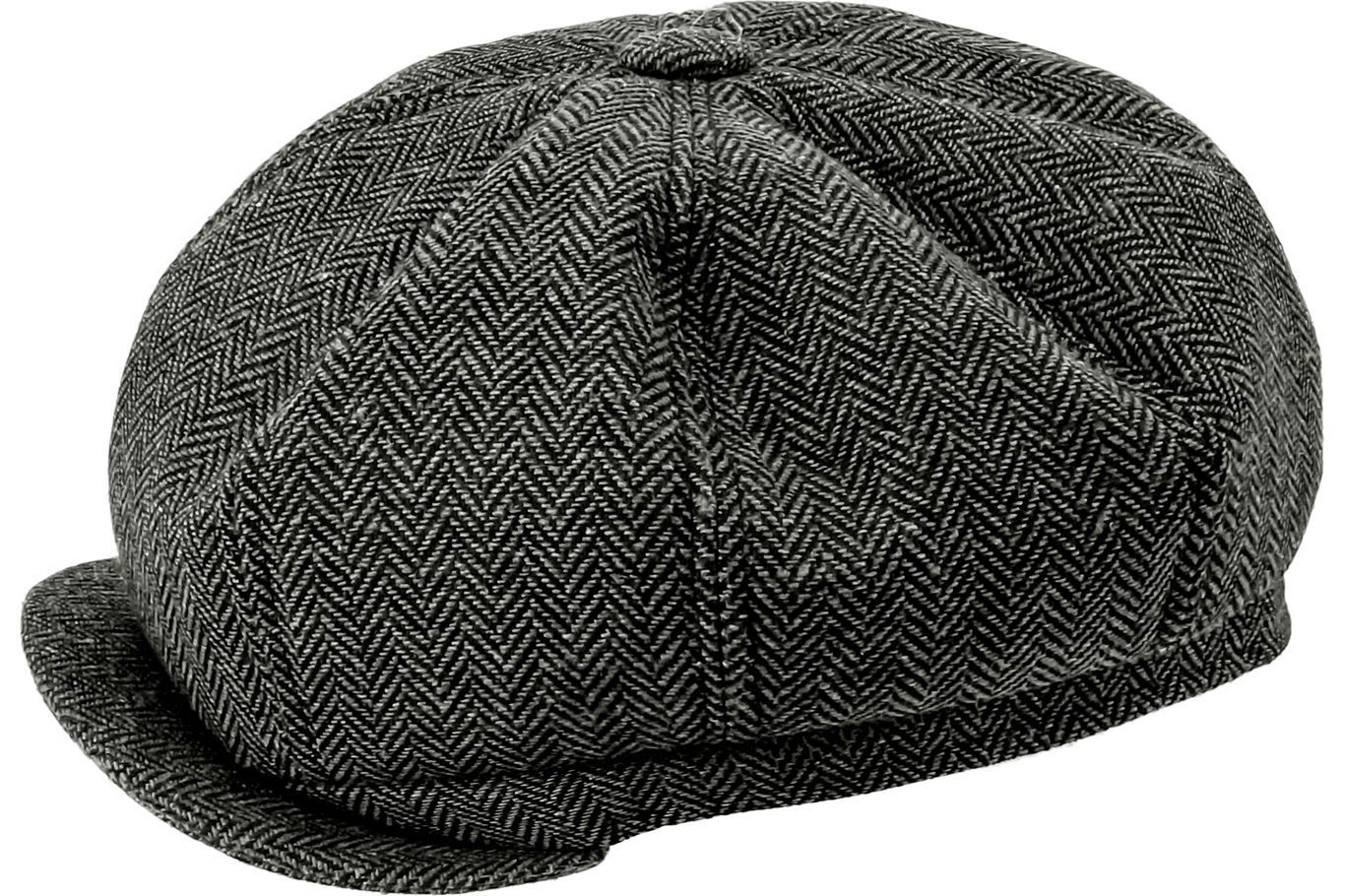 Retro peaky blinders pet grijs