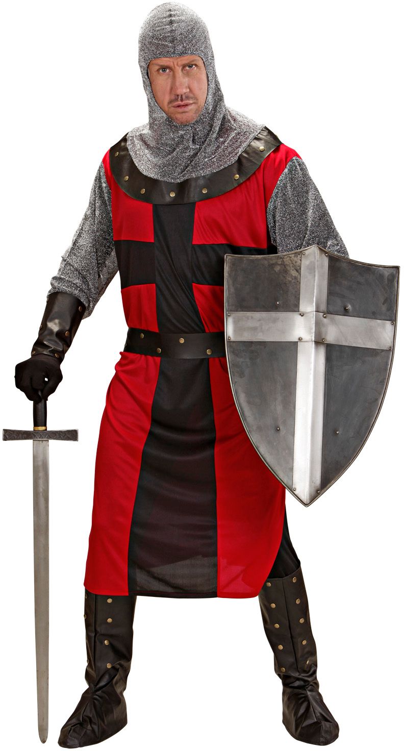 Ridder middeleeuwen rood | Carnavalskleding.nl