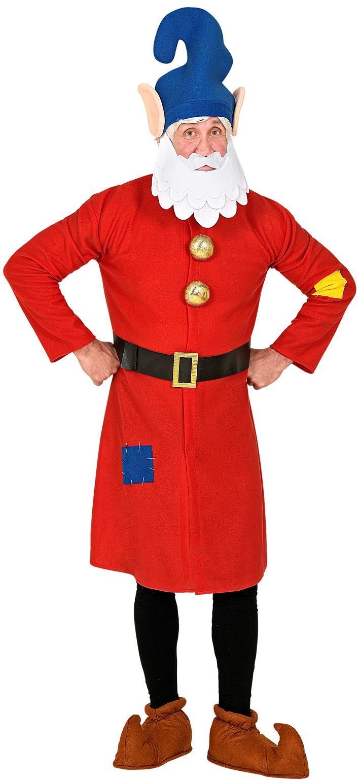 Rode dwerg zeven dwergen kostuum