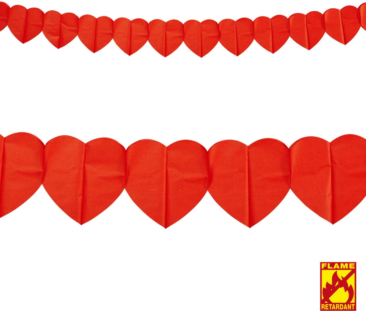 Rode hartjes slinger | Carnavalskleding.nl