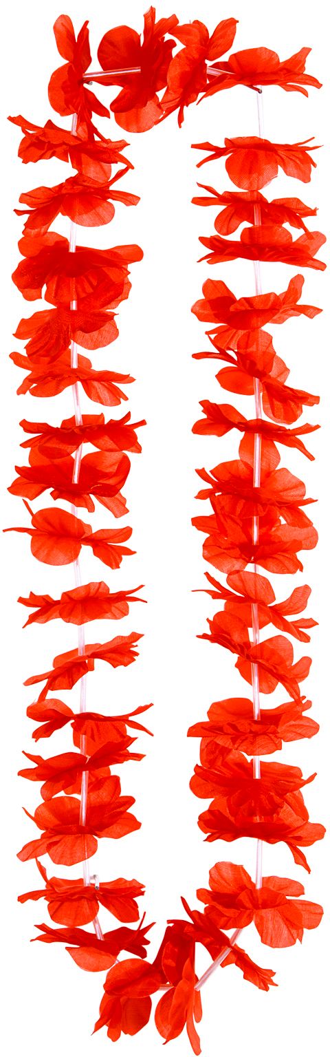 Rode Hawaii krans | Carnavalskleding.nl