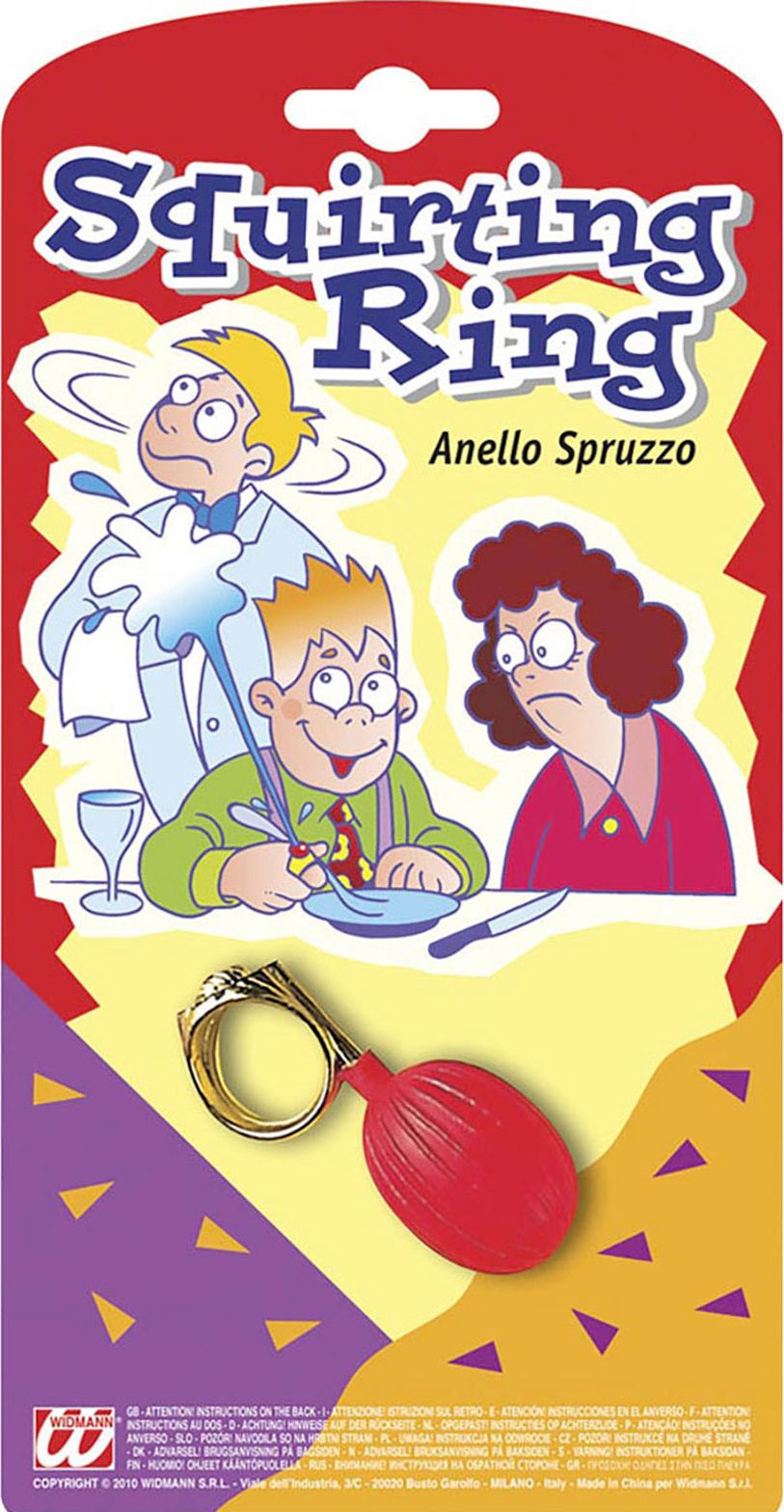 Spuitende fop ring | Carnavalskleding.nl