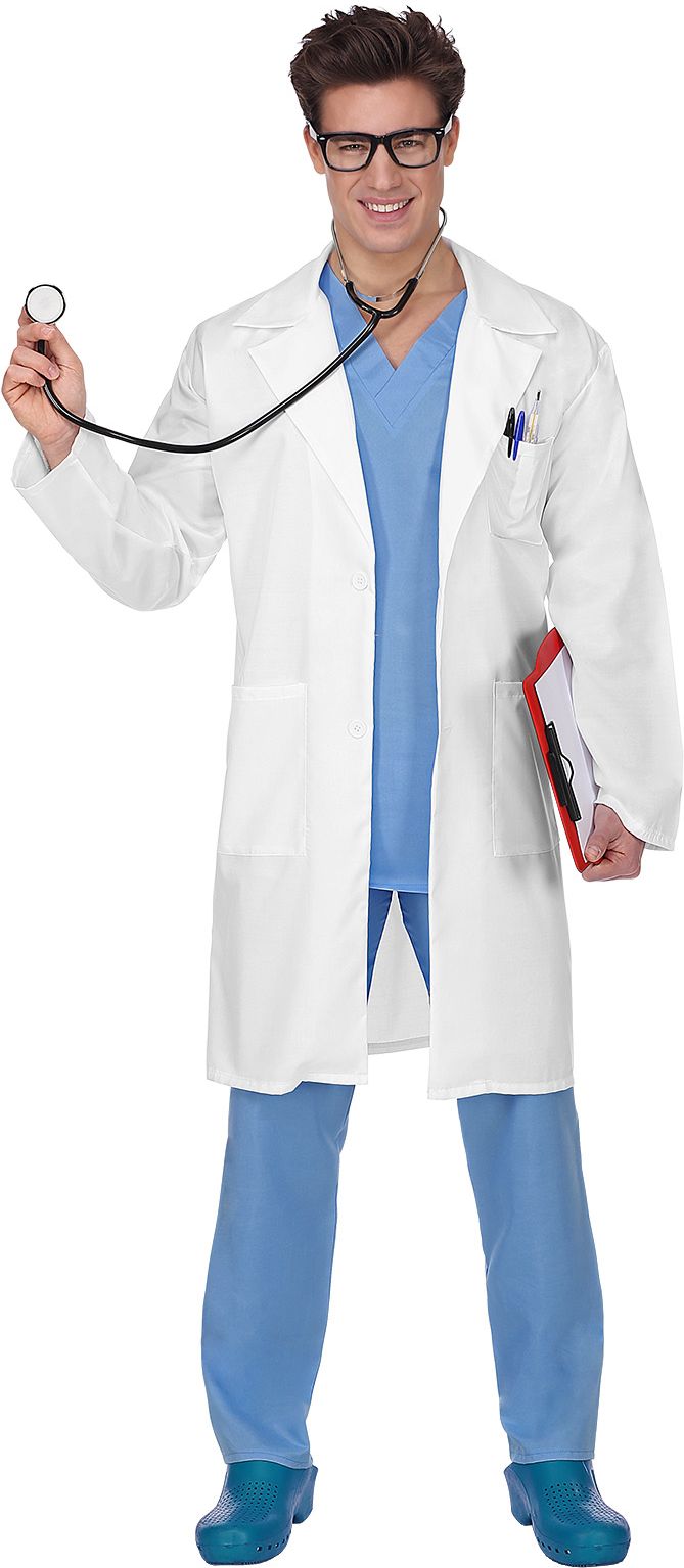 Wit dokter kostuum | Carnavalskleding.nl