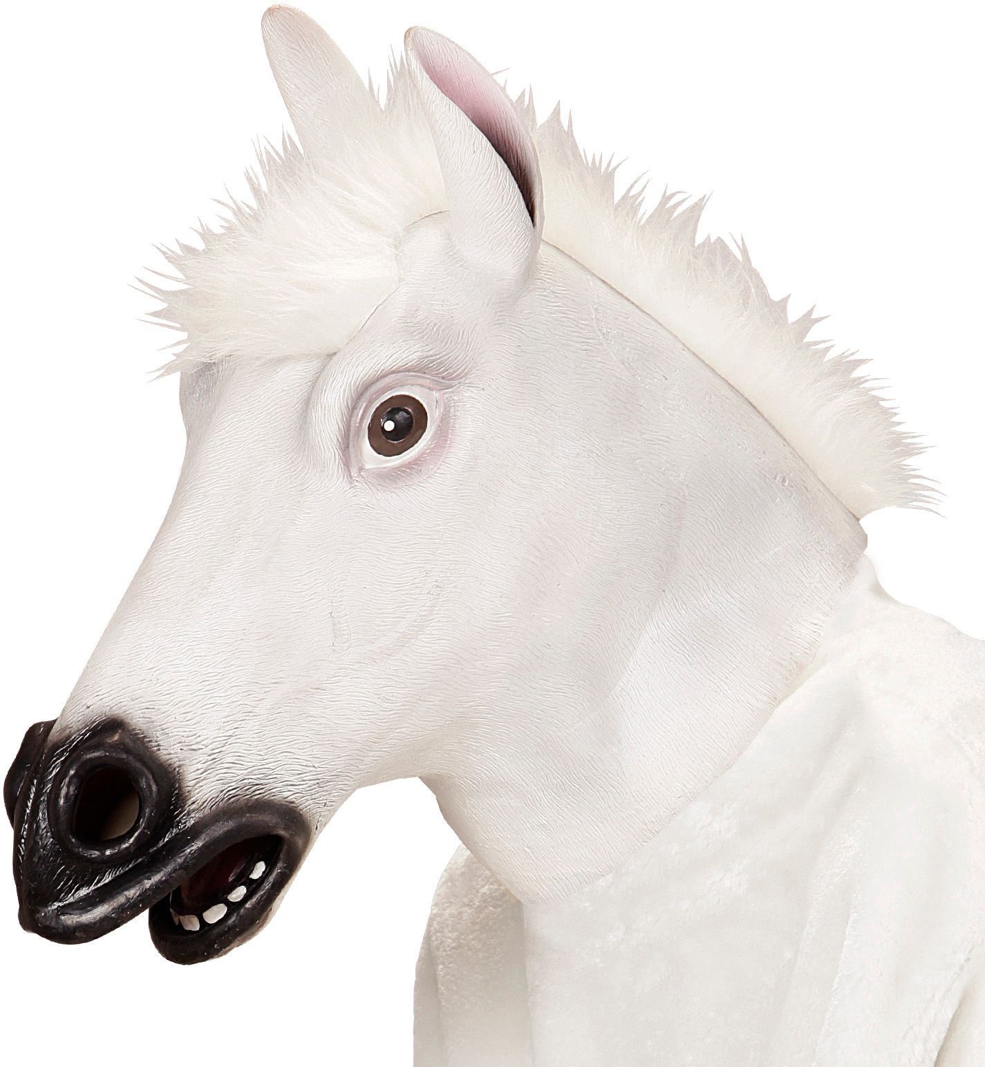 Witte paarden masker | Carnavalskleding.nl