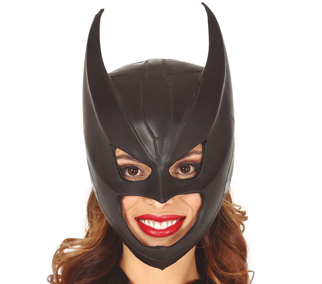 Zwart Catwoman superheld masker | Carnavalskleding.nl