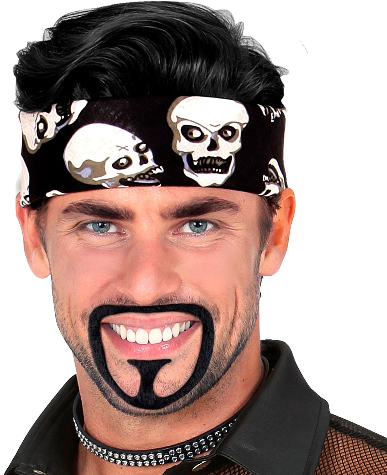 Zwart ringbaardje | Carnavalskleding.nl