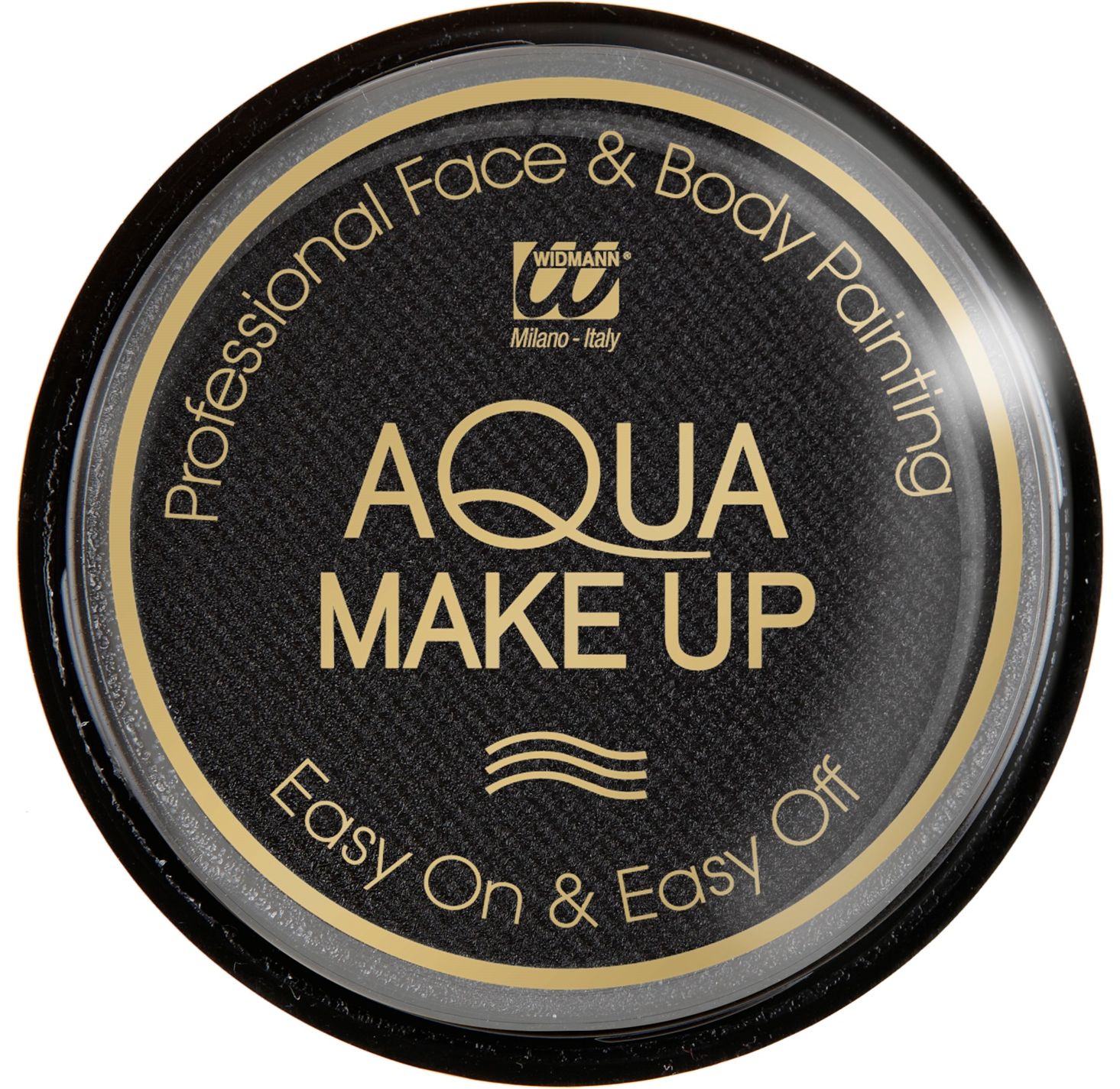 Zwarte waterbasis schmink